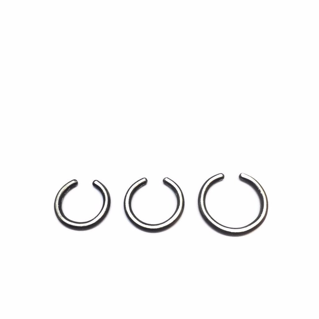 SHAVED RING EAR CUFF STACK x3 (S,M,L) – ADI LEV design